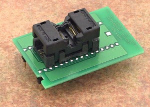 DIL20/TSSOP20 ZIF MB95-1 - Device specific adapter for Fujitsu F2MC-8FX family in TSSOP20 ...