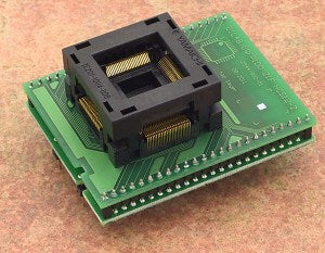 DIL48/LQFP100 ZIF HCS12-2 - Device specific adapter for Freescale MC9S12HY64 / others in QFP100 ...