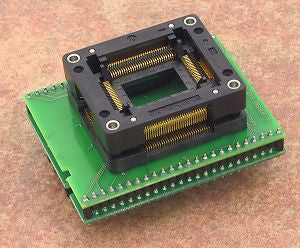 DIL48/QFP100 ZIF MB90F-5 - Device specific adapter for Fujitsu MB90F591 in QFP100 – Dataman UK