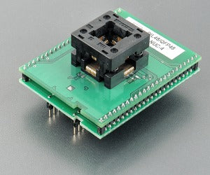 DIL48/QFP48 ZIF NUC-4 - Device specific adapter for Nuvoton Nano120LD2BN in QFP48 – Dataman ...