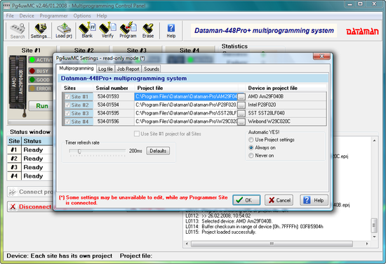 Dataman 448Pro2 Super Fast Gang ISP Production Programmer – Dataman Programmers