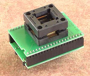 DIL40/TQFP64 ZIF CC-1 - Device specific adapter for Chipcon CC1010 in ...